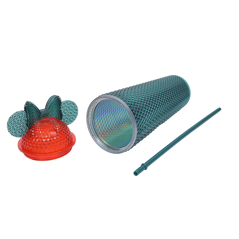 Borge 710ml Ear Studded Plastic Double Wall Studded Water Cup Tumbler ...