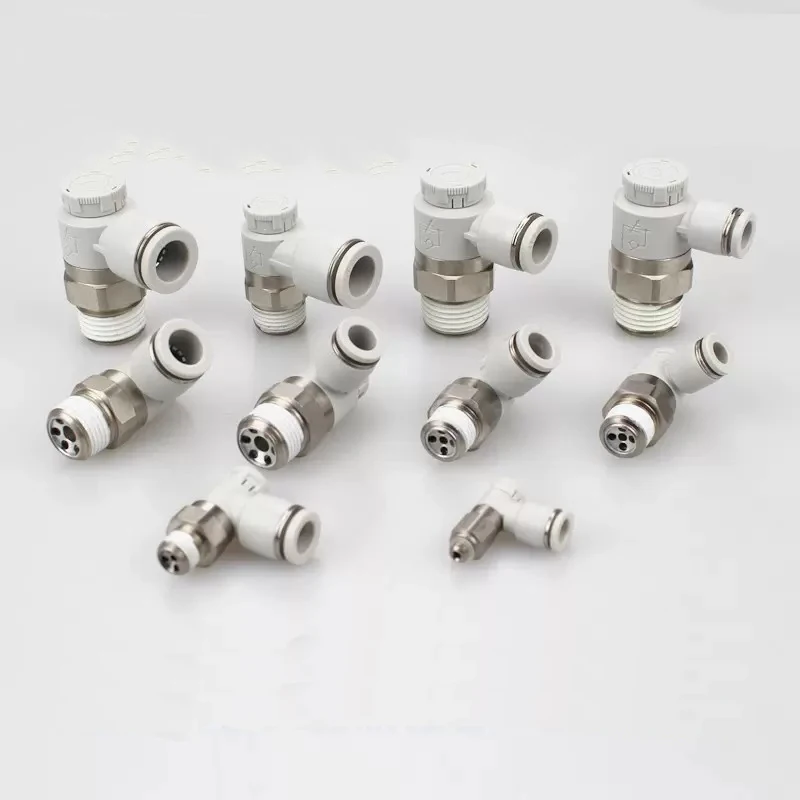 PTL Series Airtac /SMC Push Lock Speed Regulating Valve