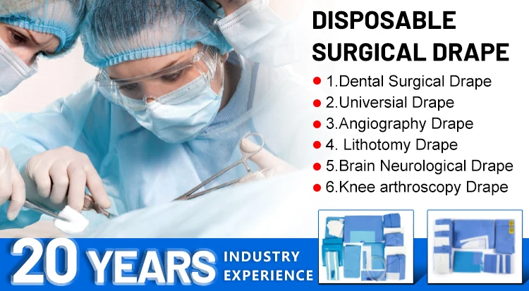 Disposable Sterile Universal Surgical Pack Dental Drape Set for Medical ...