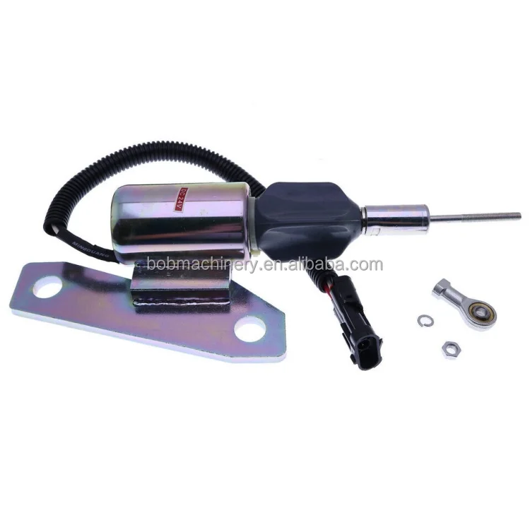 Fuel Shut Off Solenoid 24v 3991625 5267132 For Cumms 6bt 5.9l Engine ...