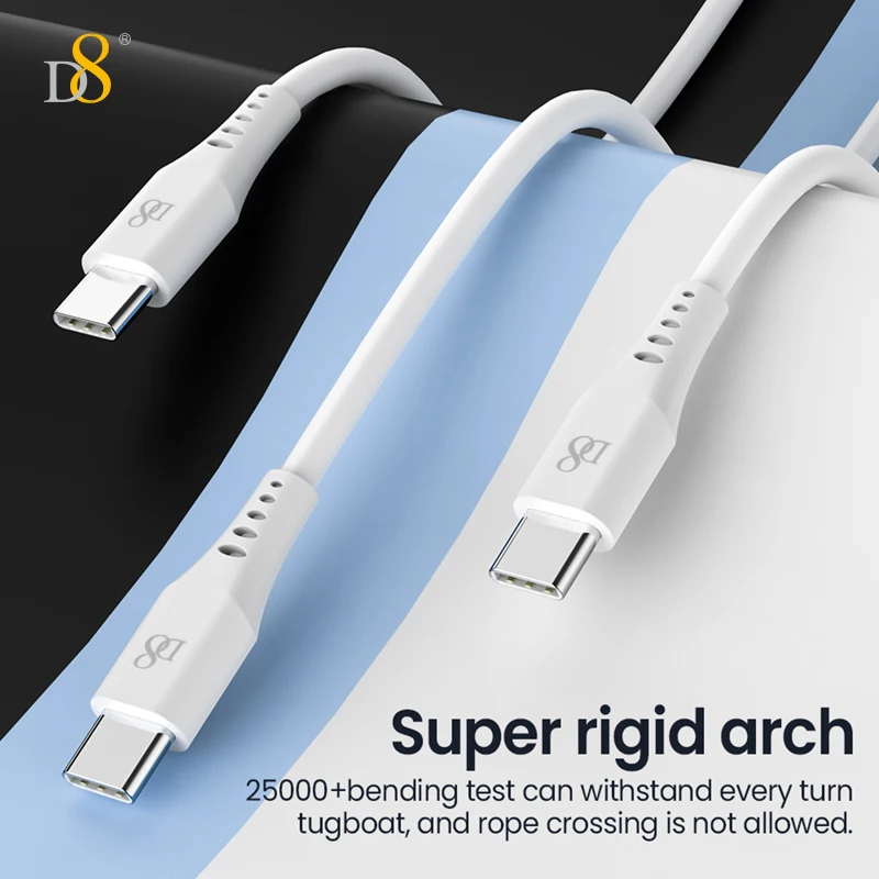 D8 60w Usb-c Totype-c Fast Charging Data Line Is Suitable For Iphone15 ...