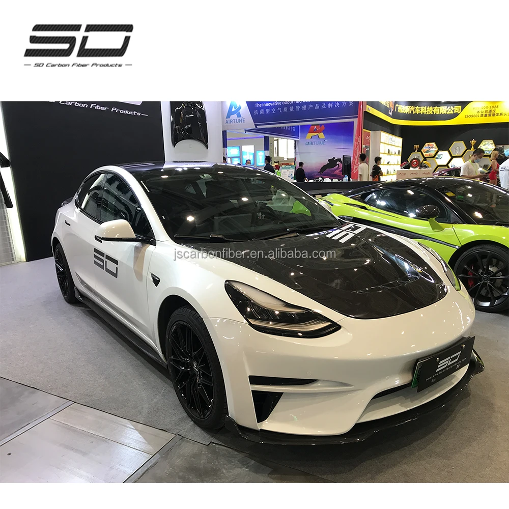 Robot+sd Body Kit For Tesla Model 3 Tuning Body Kit For Tesla Model 3 ...