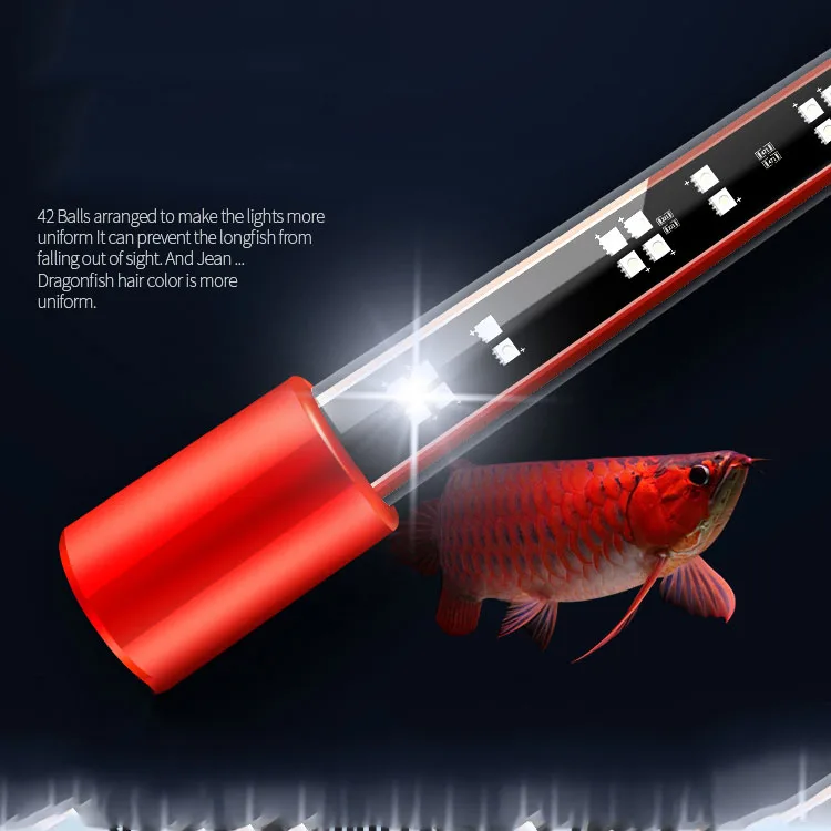 52/72/92/112/142cm Mayin Brand Red Arowana Brightening Lamp Magic Light ...