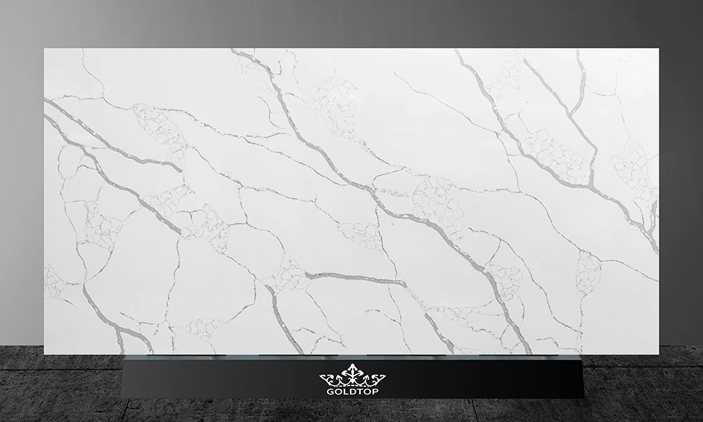 Caesarstone Calacatta Laza Modern Design Artificial Stone Countertop ...