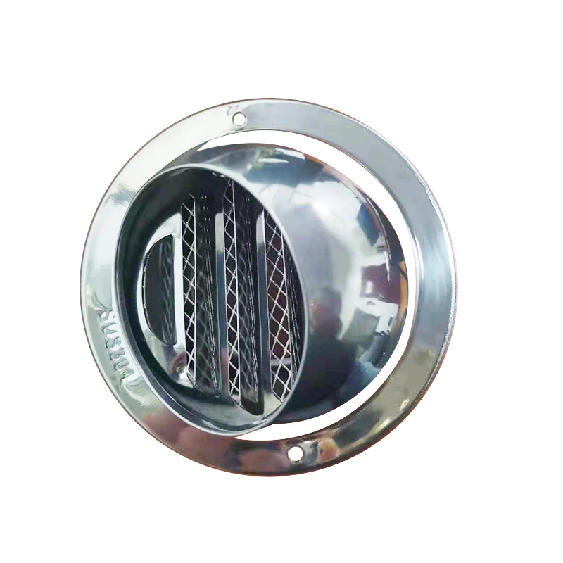 Stainless Steel External Wall Round Wind Cover Fresh Air Ball Louver ...