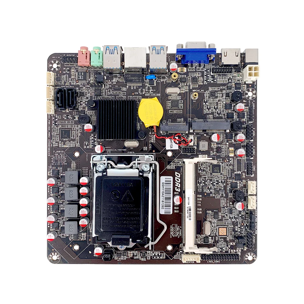 Mini Itx X86 Motherboard HM55 HM65 HM86 for Intel Core I3 I5 I7