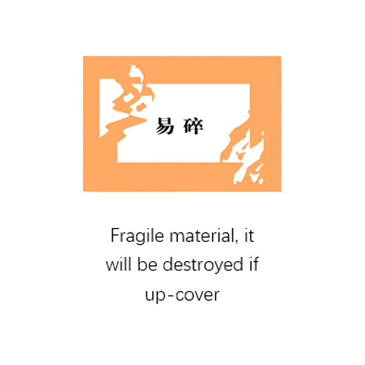 Anti-counterfeit Packaging Fragile Sticker Labels Body Care Label - Buy ...