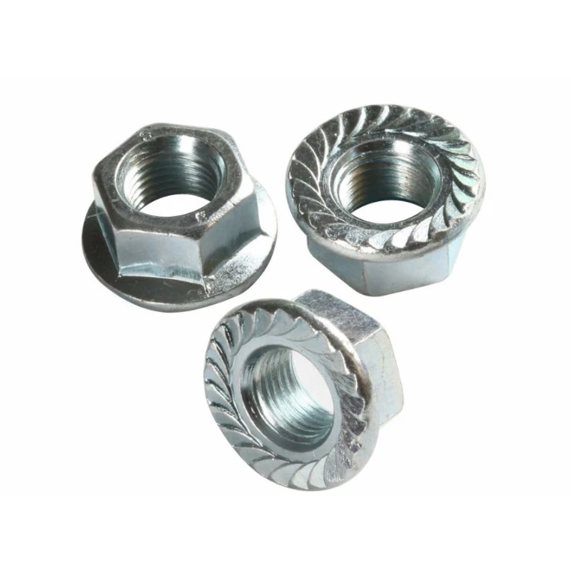 M4 M22 Din 6923 Titanium Stainless Steel Flanged Nut Serrated Locking ...