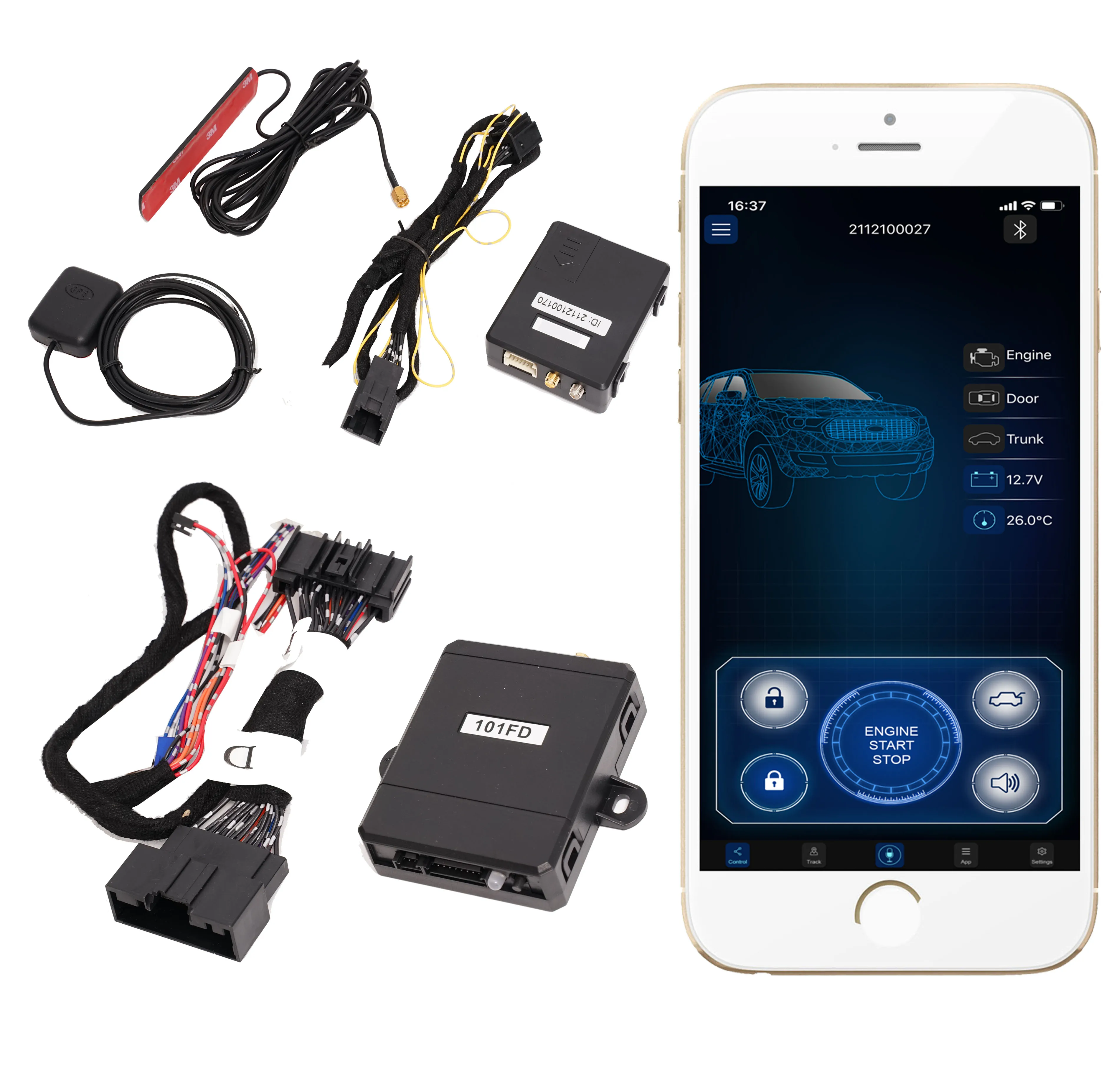 Ford Smart Mobile Phone APP Control - GPS Tracking & Remote Start