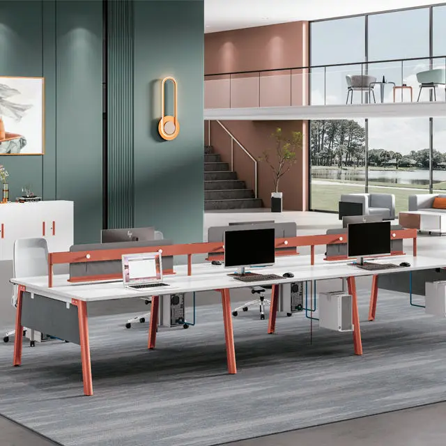 Modern Open Space Coworking Modular Office Table Work Station Desk ...