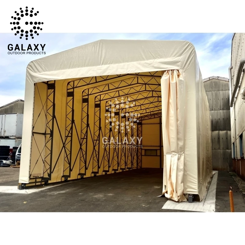 Large Logistics Warehousing Electric Push-Pull Shed Outdoor Activities ...