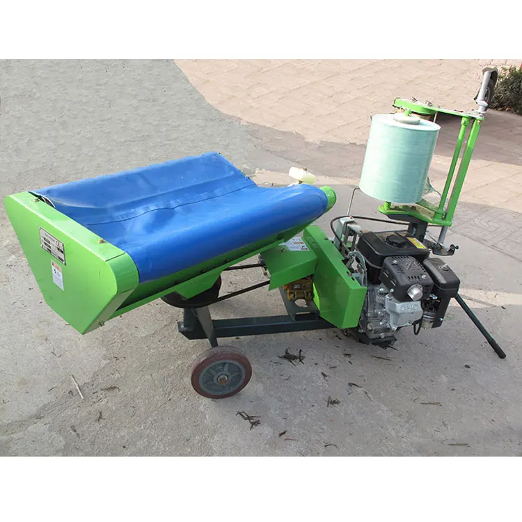 CE Approved Mini Round Hay Bale Wrapper with Film Wrap Equipment