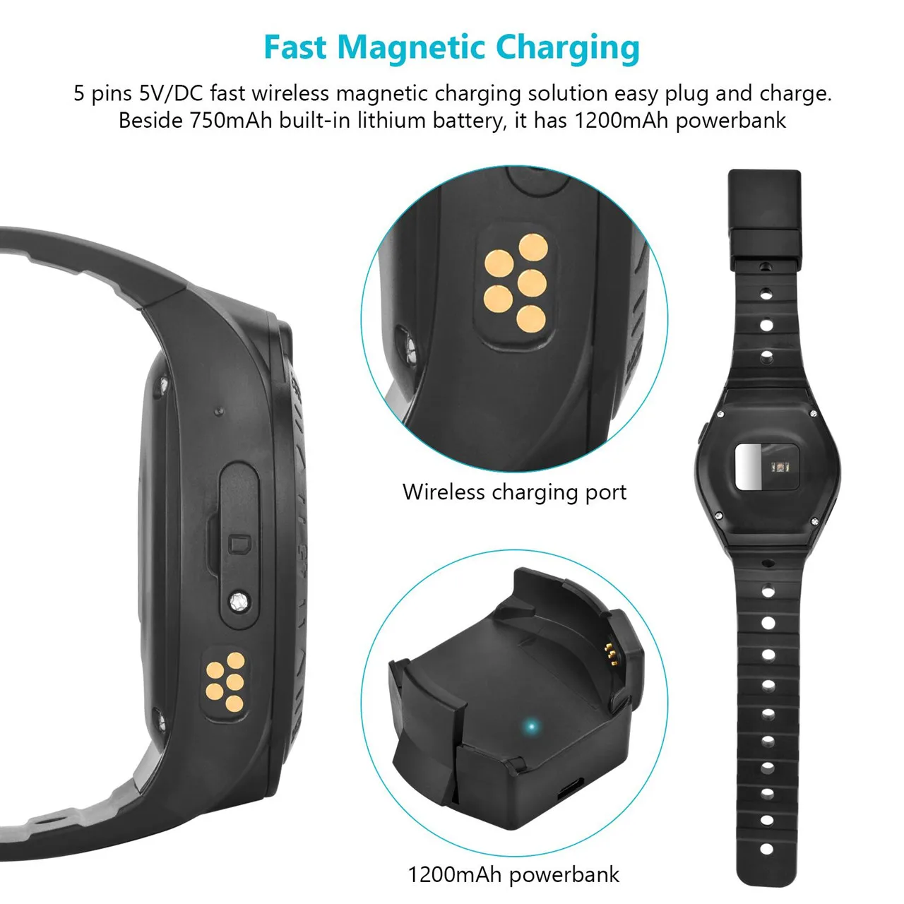 Anti Disassembly 4g Gps Sos Locator Anti-tamper Prisoners Watch ...