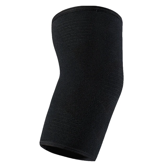 Black Spandex High Elasticity Knitting Elbow Support Durable For Sports ...