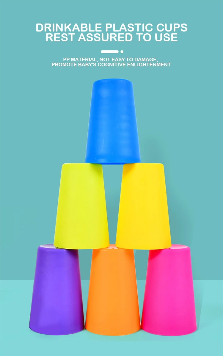 New Fashion Parent-child Interactive Board Game Toys Baby Stacking Cups ...