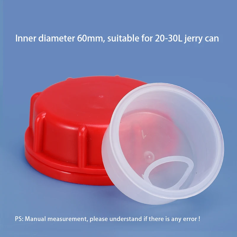 Wholesale Plastic Cap 53mm Blue Screw Cover Lid for 10L Jerry Can