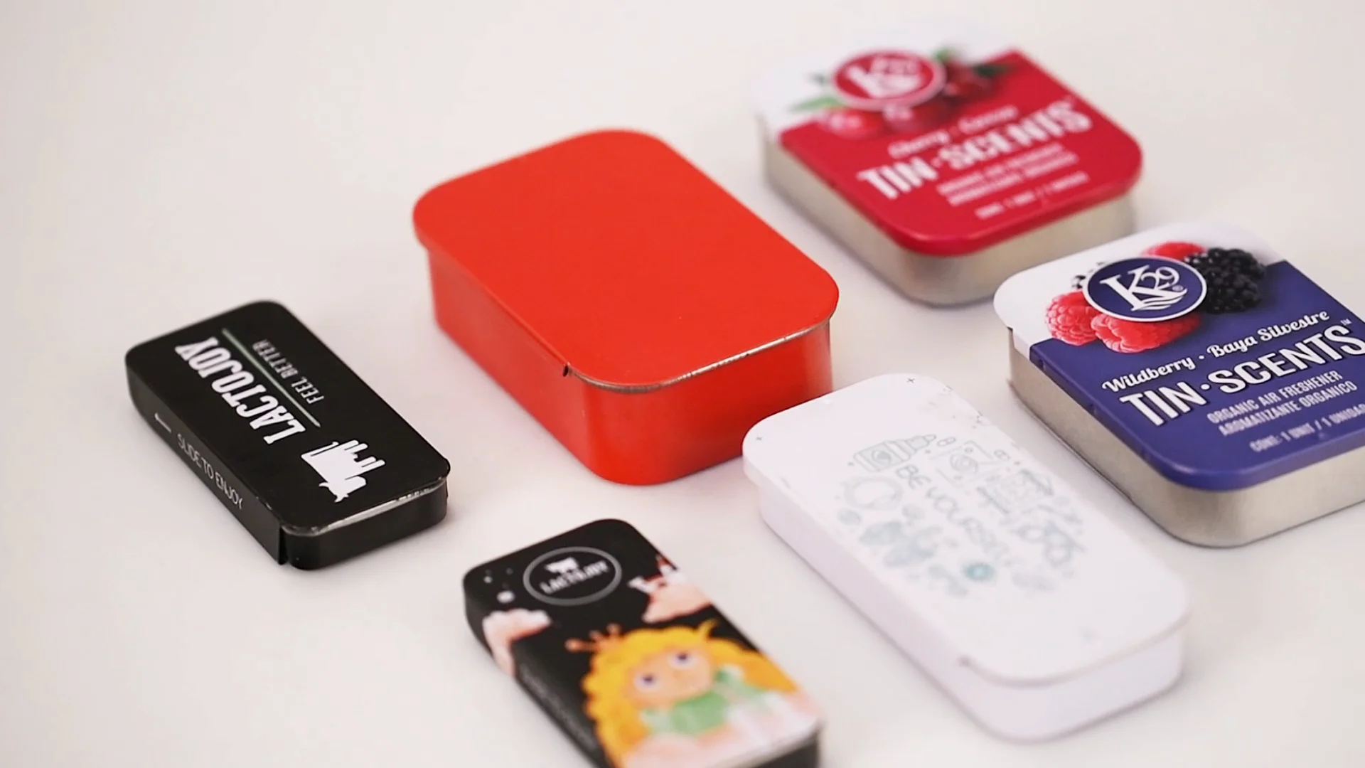 Light Portable Custom Tin Box Small Size Sliding Lid Tin Case Soap ...