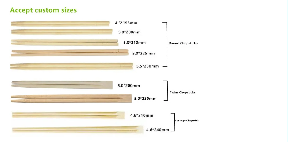 High Quality Disposable Bamboo Twin Chopstick For Parties Outdoor ...