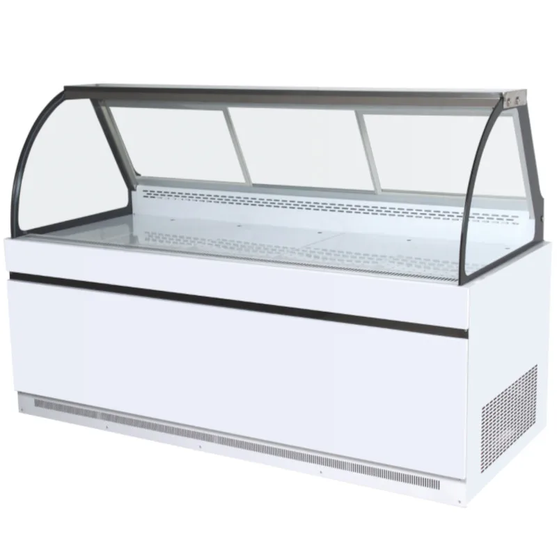 Modern Supermarket Food Display Sliding Glass Door Cabinet Cooler ...