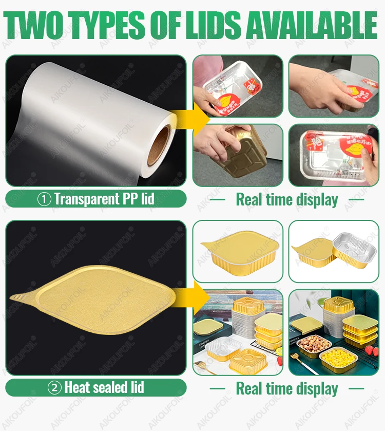 Boss Aluminum Foil Food Packaging Containers Fast Food Box ...