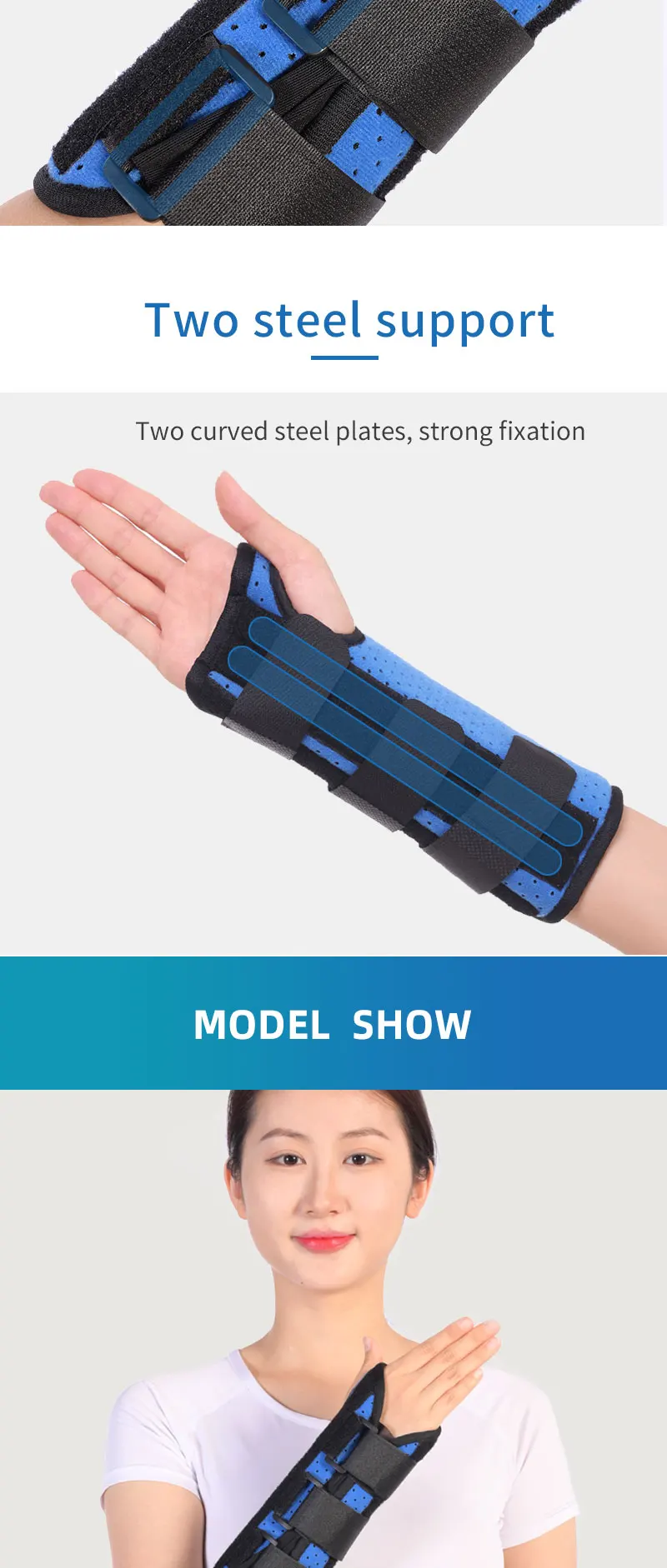 Wrist Brace Custom Carpal Tunnel Splint Fracture Support Thumb Wrist ...
