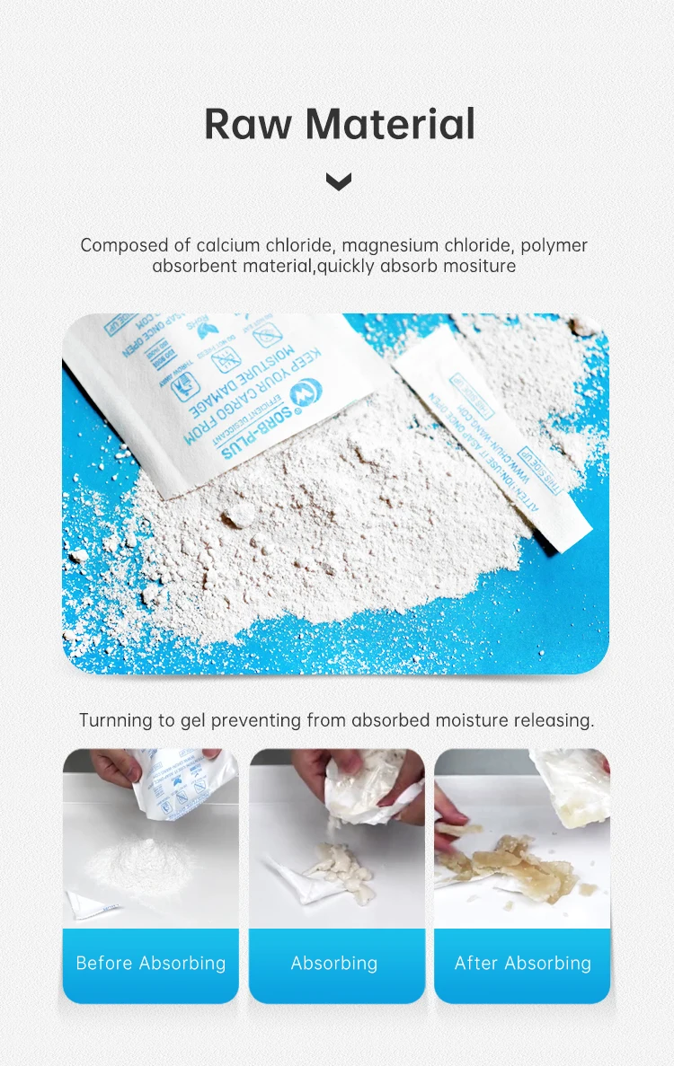 Container Dry Dehumidifier Desiccant 125 Gr - Absorb Moisture