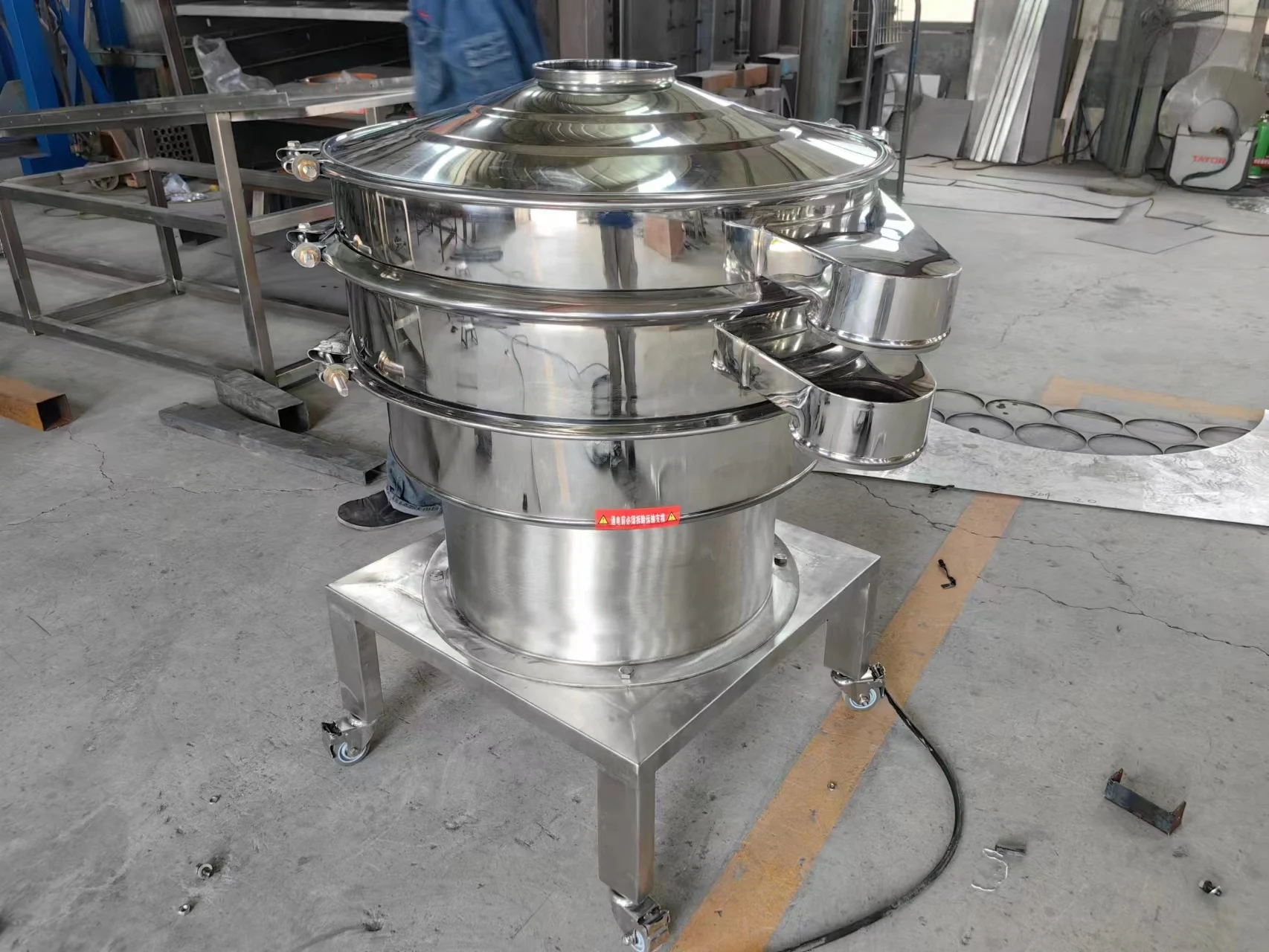 Single Deck Black Soldier Fly Larvae Spice Rice Sugar Circular Rotary ...