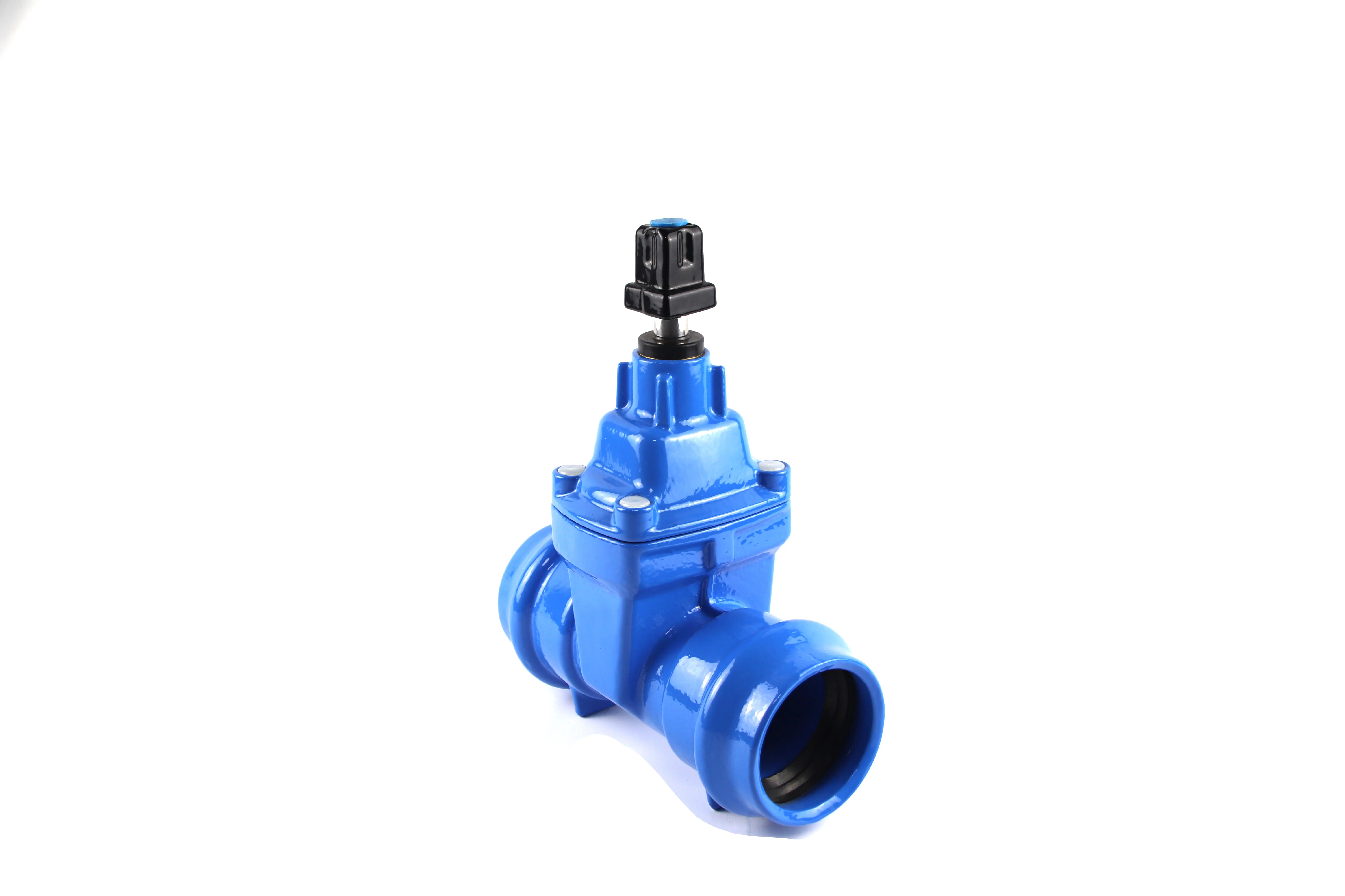 PVC Socket End Resilient Seated Gate Valve Soft Sealing Ductile Cast ...