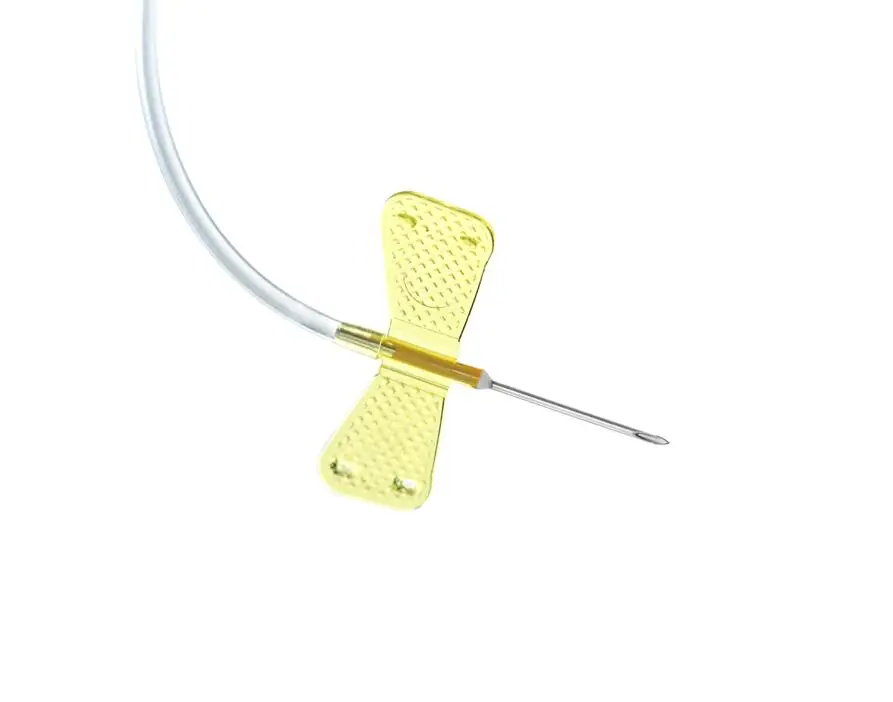 Wuzhou Medical 21G 22G 23G Sterile Butterfly Needles for Infusion