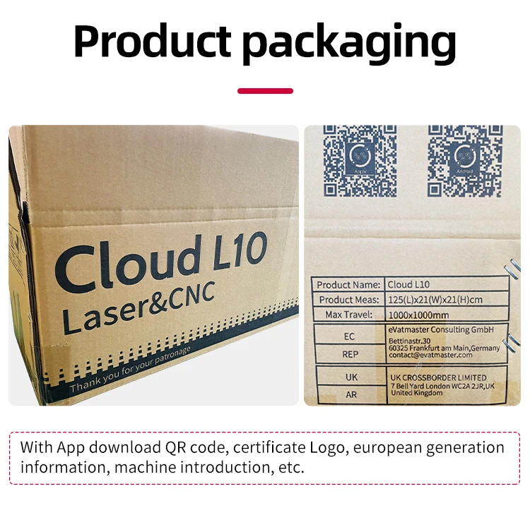 Cloud L10 Laser Carving Machine - 10W/20W Multifunctional Engraver