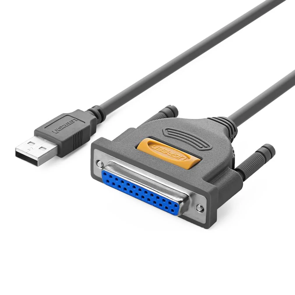 UGREEN USB to DB25 Parallel Printer Cable - Fast Data Transfer