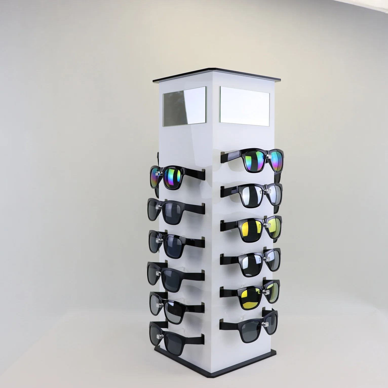 Rotating Acrylic Eyewear Display Stand for Glasses Store Sunglasses ...