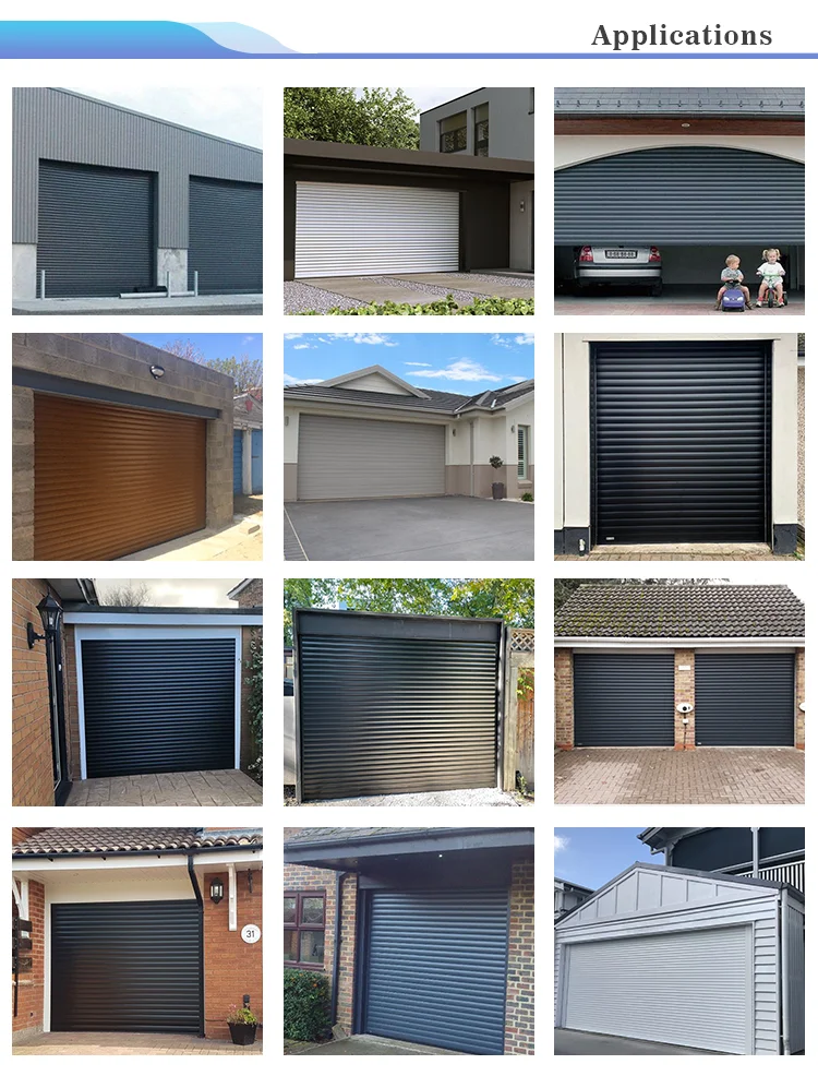 Electric Vertical Roller Shutter Automatic Aluminum Roll up Door ...