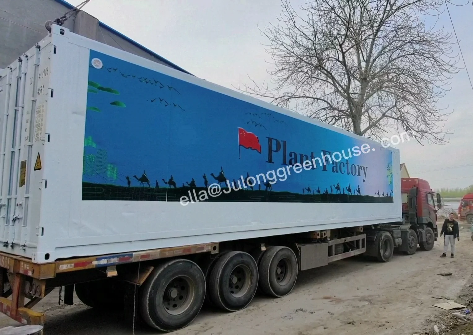 Shipping Container Mushroom Farm Growing Equipment Container Greenhouse ...