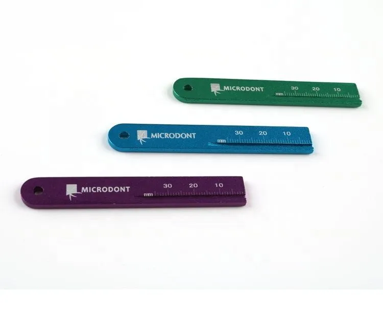 Dental Aluminum Root Canal Measurement Endo Endodontic File Ruler - Buy ...