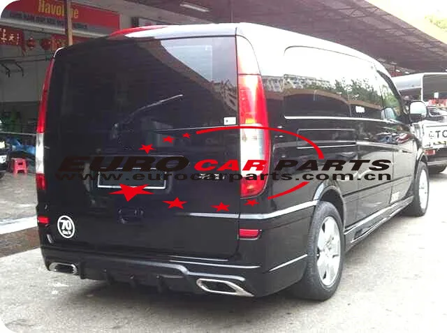 V Class W639 W-ald Body Kits With Front Bumper Side Skirts Rear Bumper ...