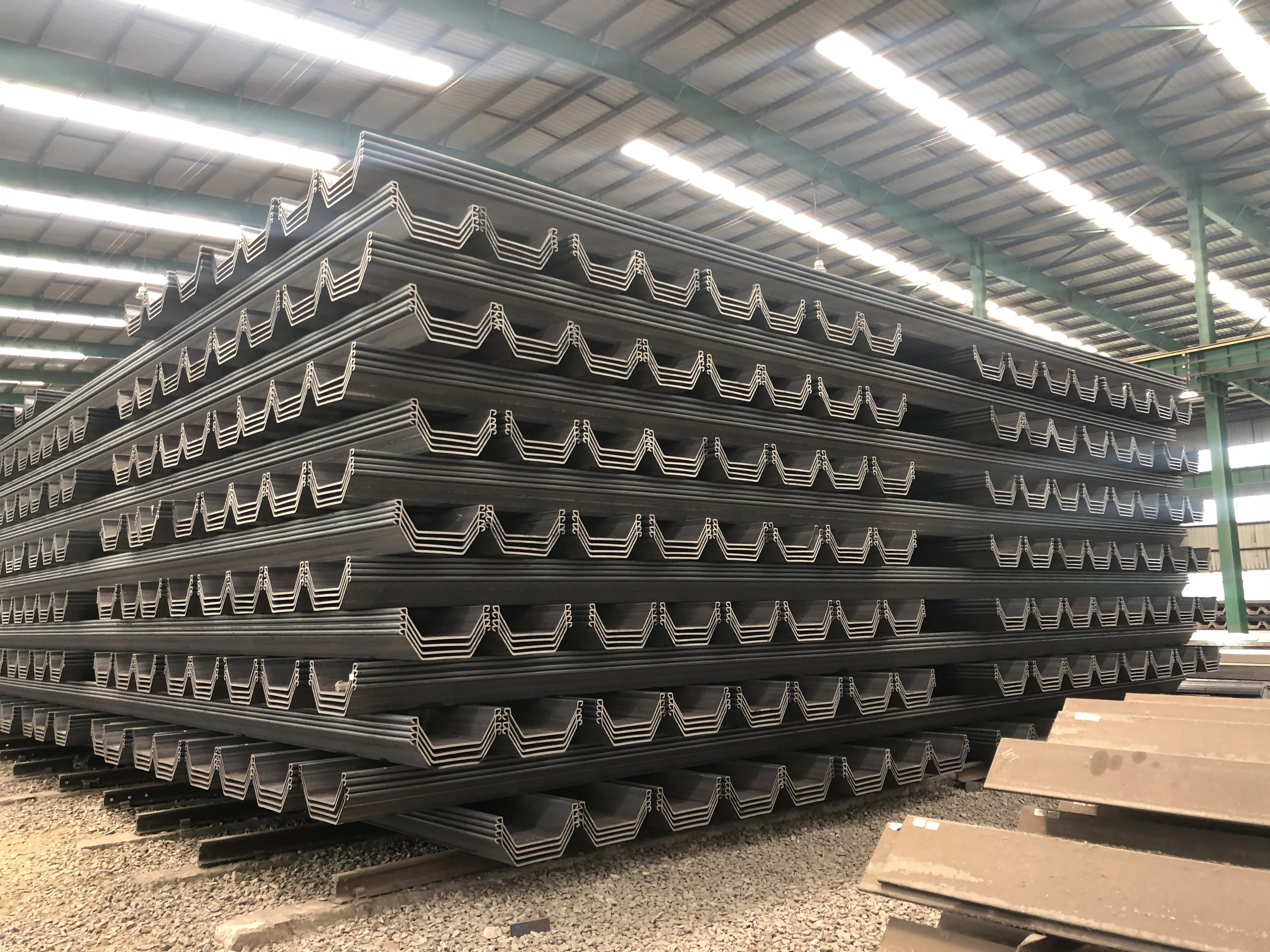 400x100x10.5mm Type 2 for Construction Hot Rolled U Type Steel Sheet ...