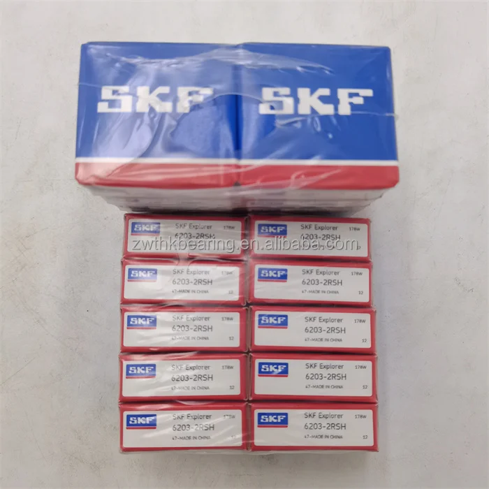 Original Skf Deep Groove Ball Bearings 6003-2rsh 6203-2rsh Ball Bearing ...