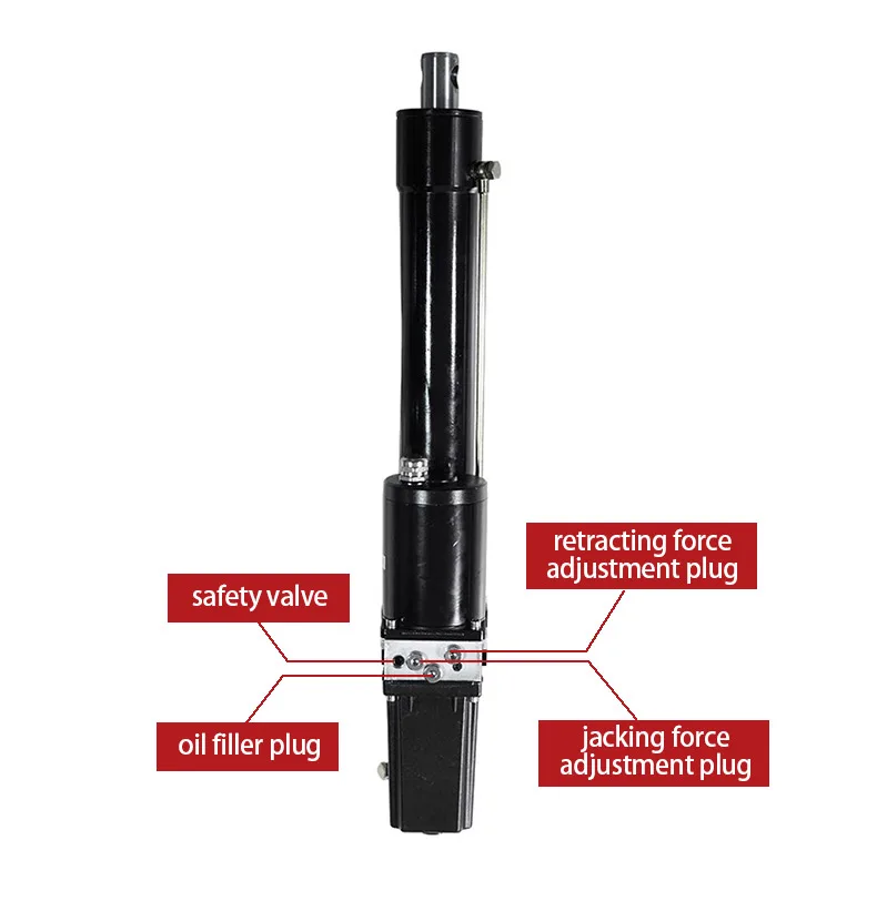 DC Electro-Hydraulic Cylinder Electric Push Rod Waterproof Electric ...
