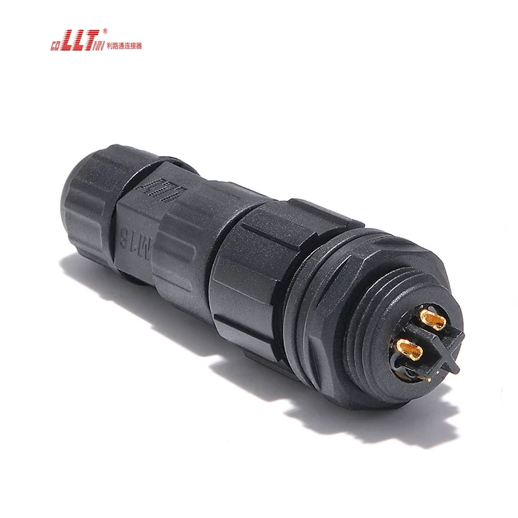 4 Pin Electrical Wire Panel Connector 2 3 5 6 7 8 9 12 Pin M16 Ip68 ...