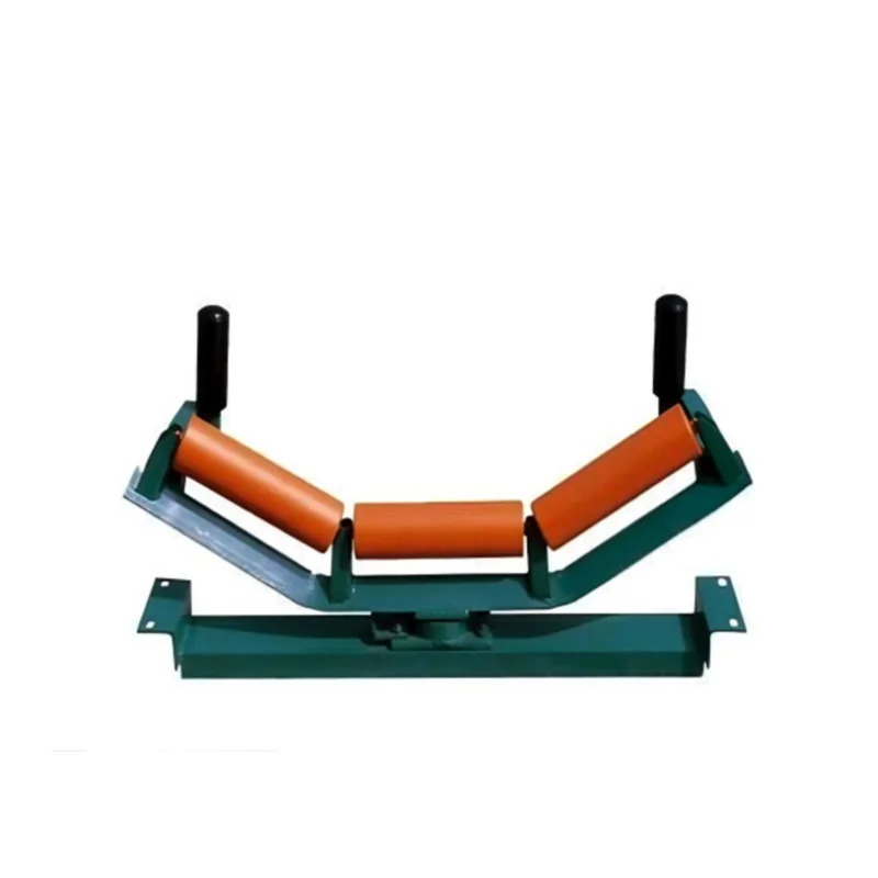 Conveyor Belt Trough Idler Rollers Set With Frame Mining Coal Heavy ...