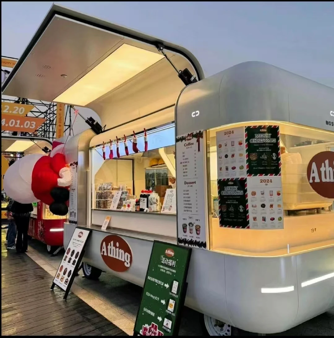 Stainless Steel Mobile Food Trailer Motor Gear Core Components Outdoor ...