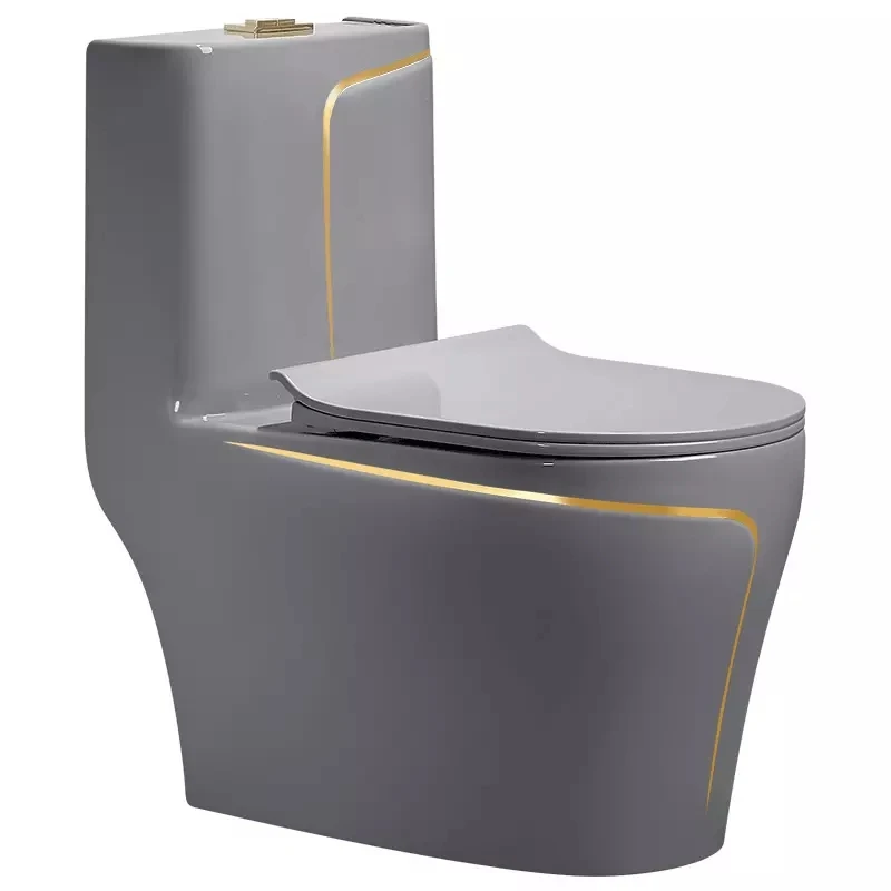 European Standard Design One Piece WC Toilet Strap Water Closet ...