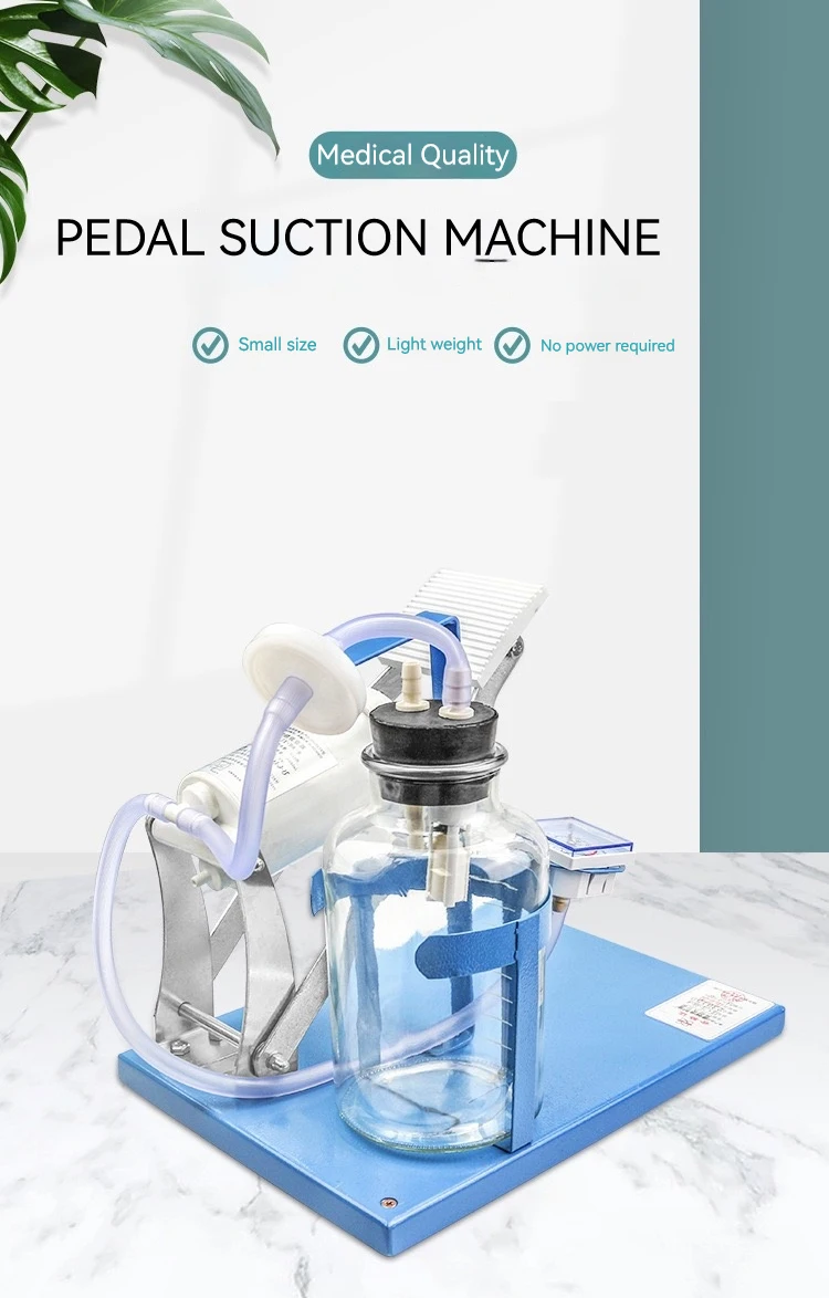 Medical Pedal Suction Pump Apparatus - Manual & Electric