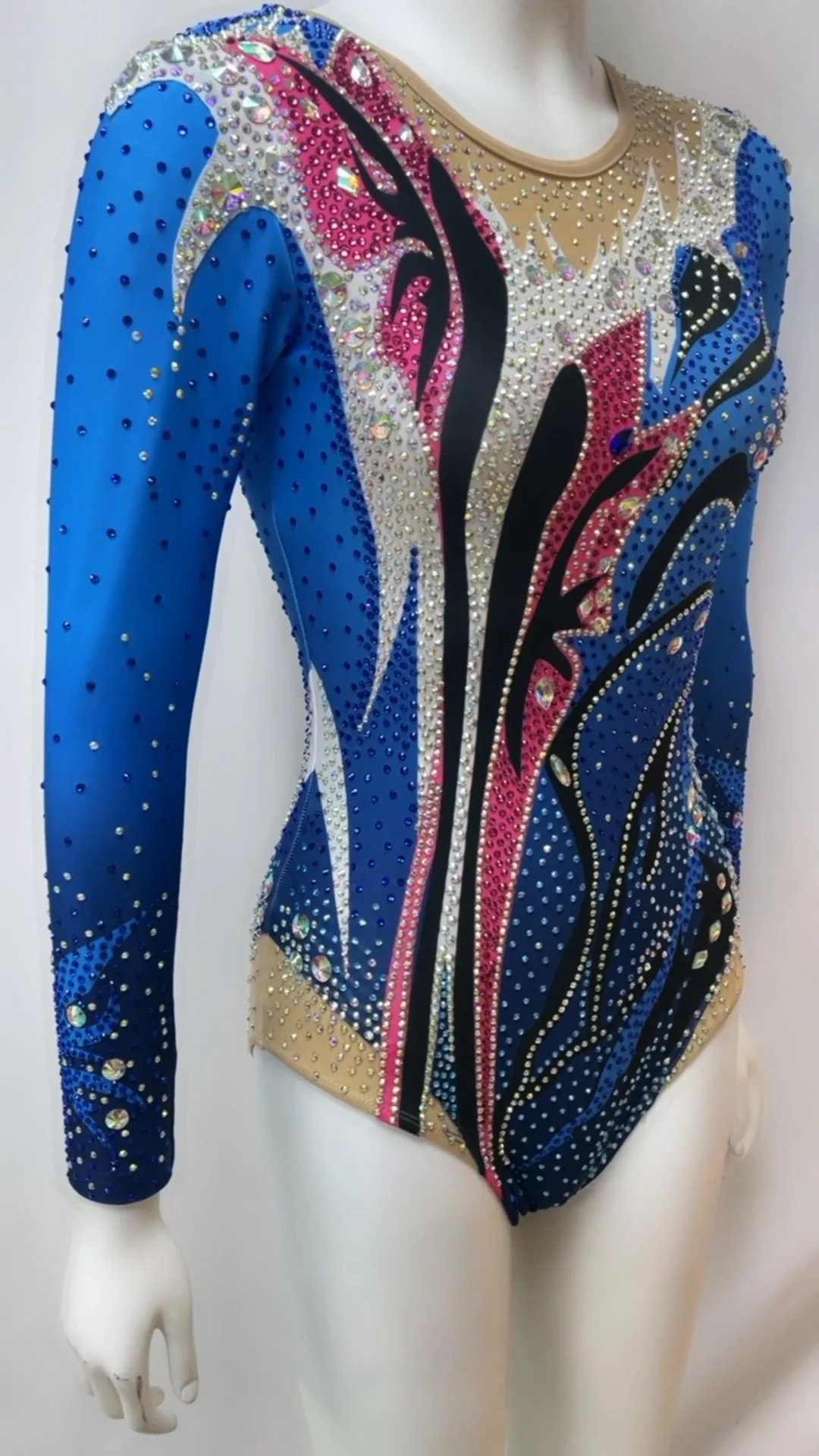 Elegant Spandex Girls Professional Rhythmic Gymnastics Leotard For ...