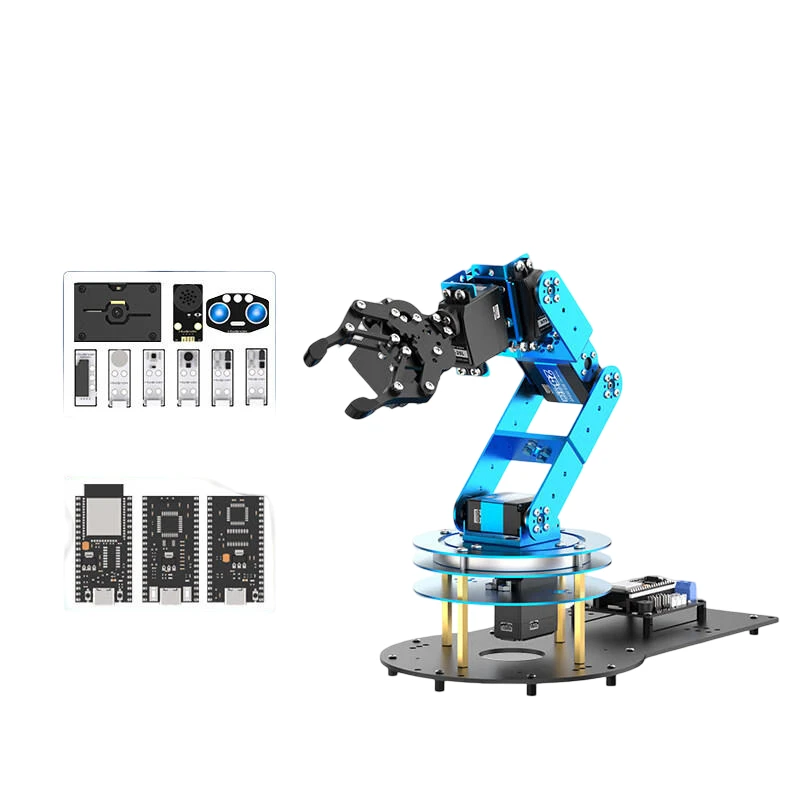 Mechanical Arm LeArm Six-Axis Freedom ESP32/STM32/51 Vision Voice ...