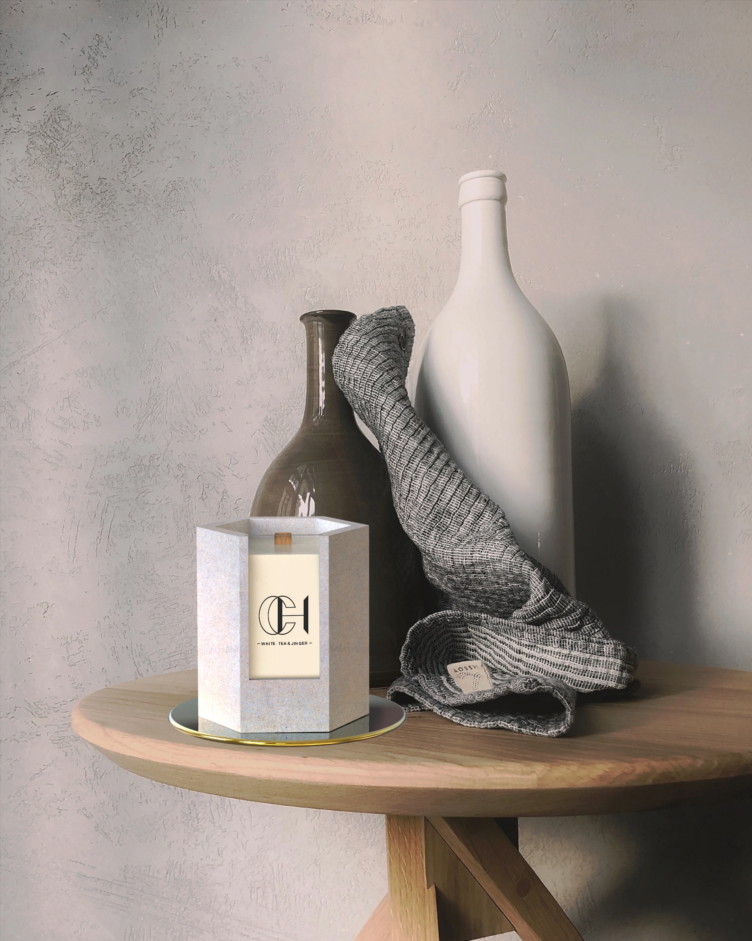Wholesale White Ceramic Vessel Essential Oil Cement Customized Luxury ...