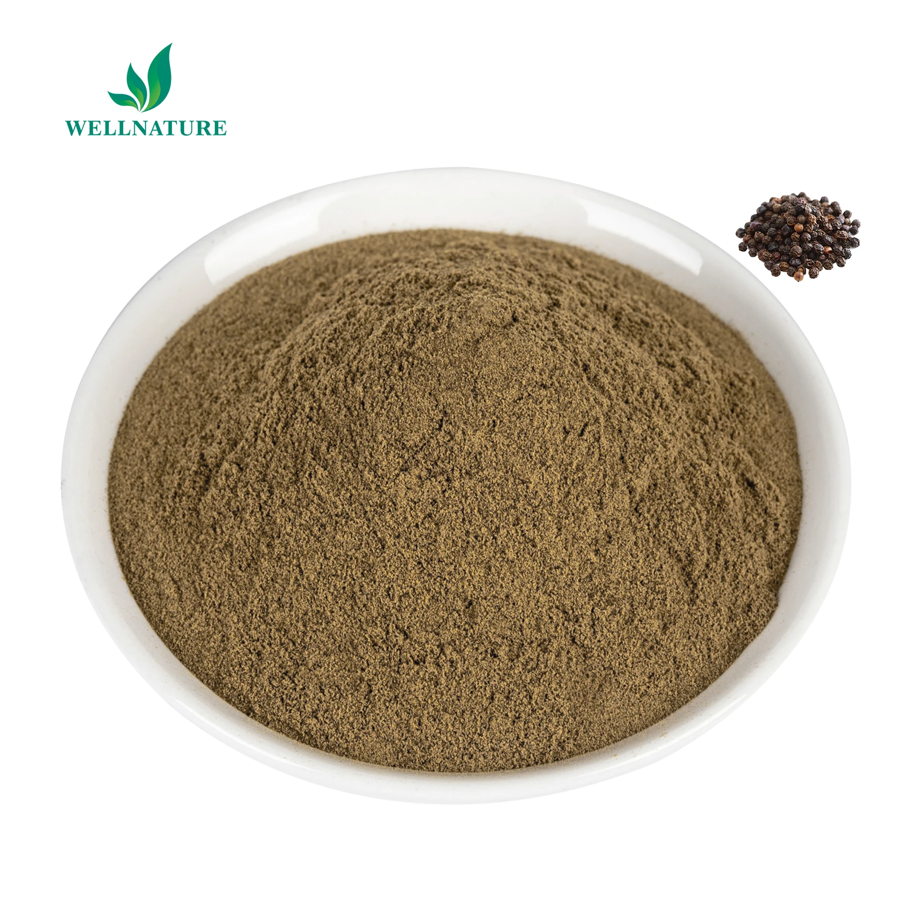 Natural Organic Black Pepper Extract Powder 95% 98% Piperine