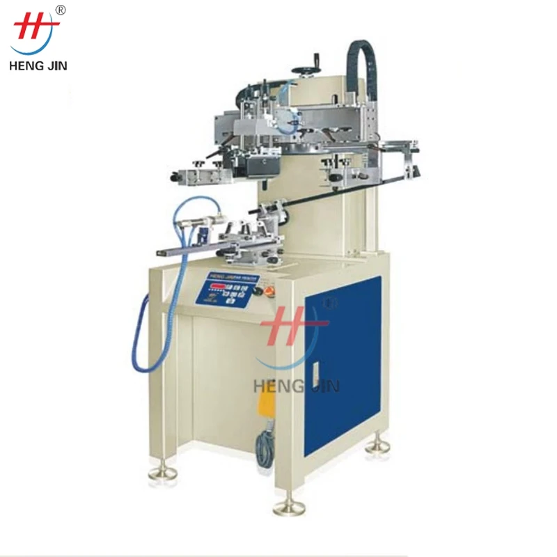 Screen Printing Machine (hs-260r) Automatic Cylindrical Perfume Bottle ...