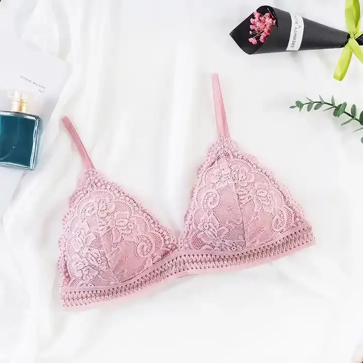 Underwear Sexy Lingerie Seamless Lace Bra Without Underwire Women Push ...